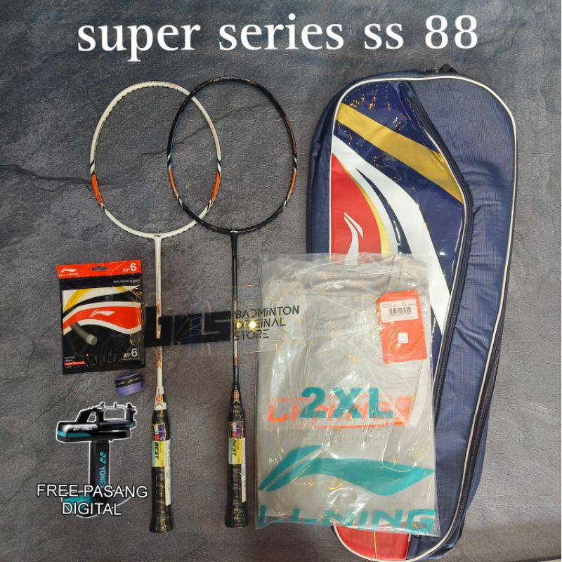 Jual raket badminton lining bulutangkis super series ss 88 original ...