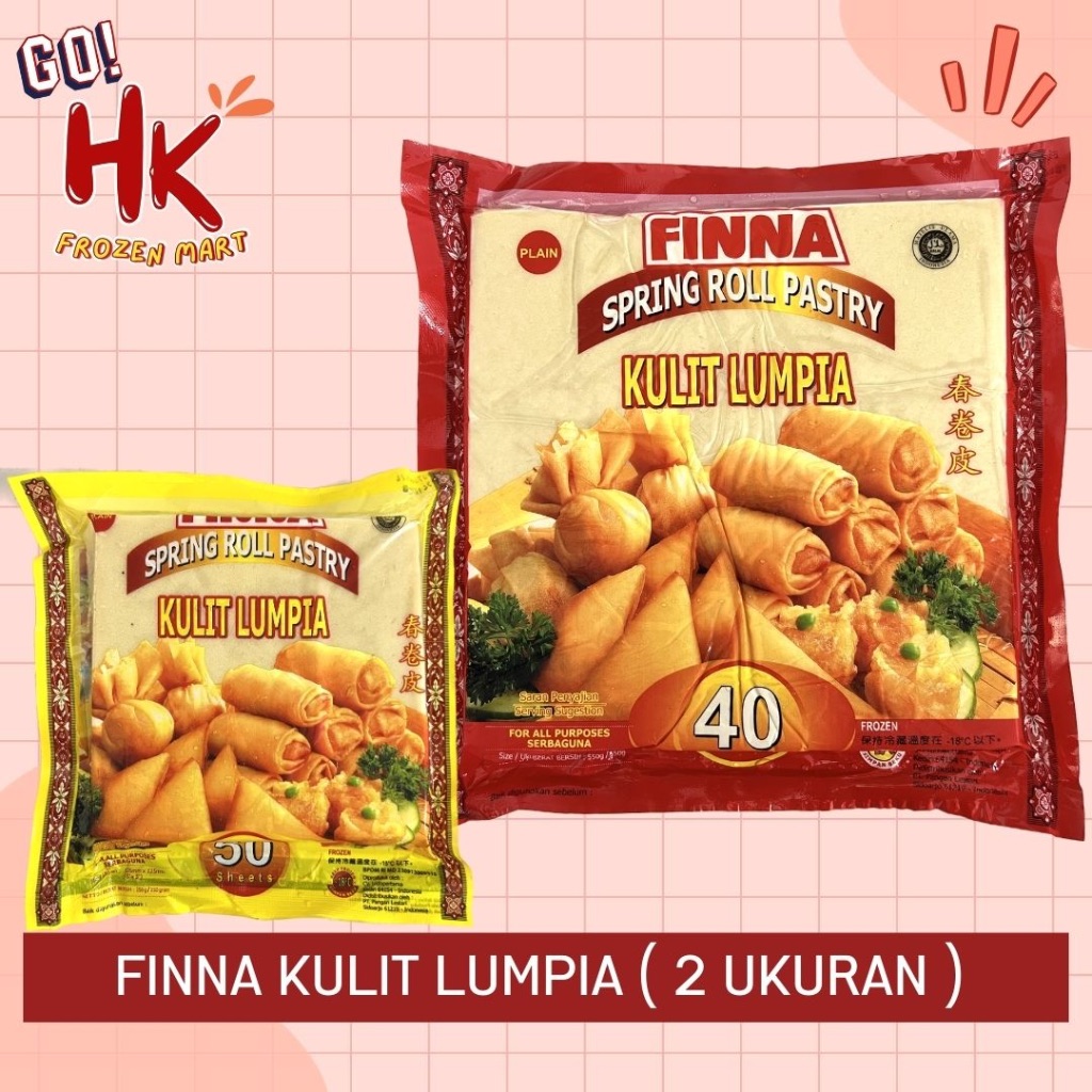 Jual Finna Kulit Lumpia Kecil 12.5cm & Besar 21.5cm | Spring Roll ...