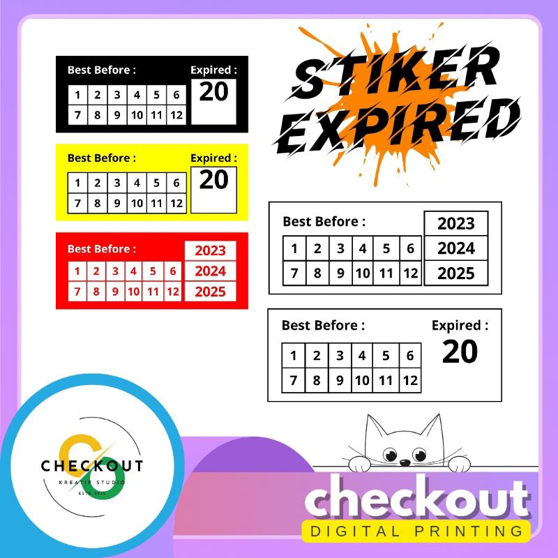 Jual Stiker Kadaluwarsa / Sticker Expired / Stcker Best Before | Shopee ...