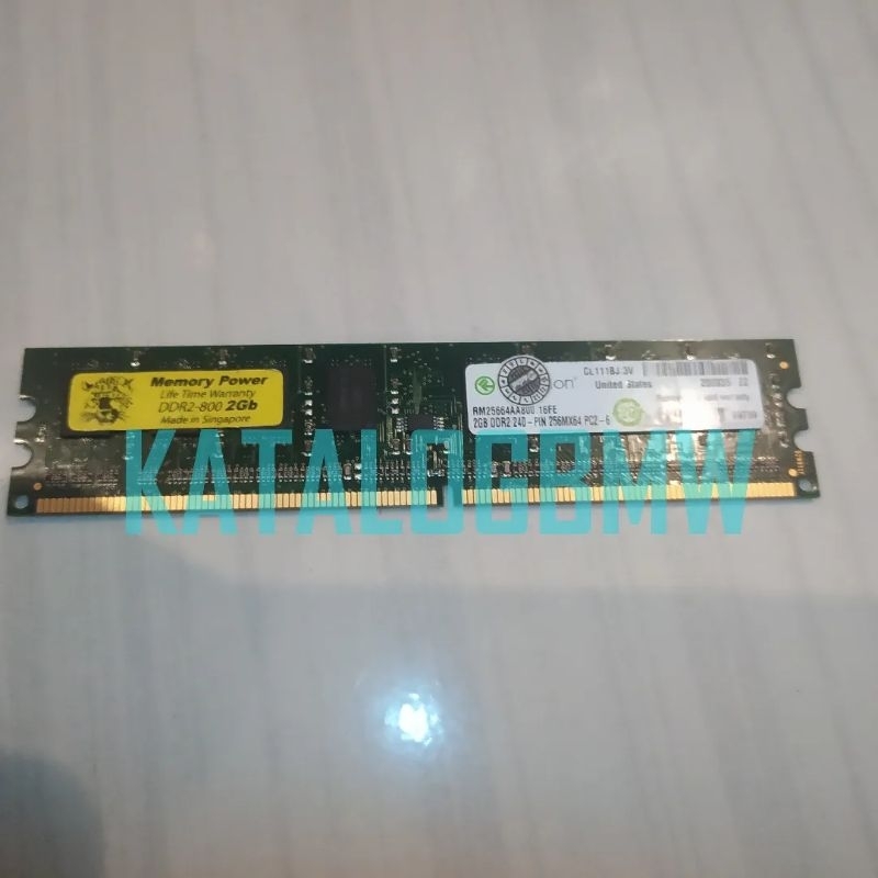 Jual Ram PC DDR2 2GB PC-6400 800GHz Longdim | Shopee Indonesia