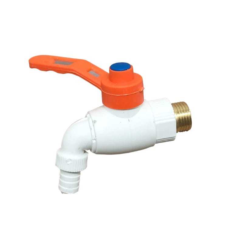 Jual Kran (Keran) Air / Kran Tembok / Kran PVC New Drat Kuningan 1/2 ...