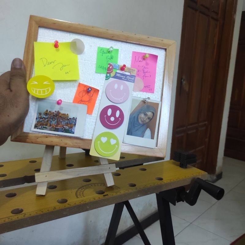 Jual Papan Gabus Putih Ukuran 30x40CM Untuk Tempel Catatan Note / Foto ...
