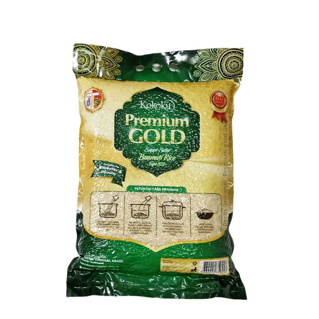 Jual Beras India Basmati Premium GOLD Kemasan Bag Asli 5kg Basmati Rice | Shopee Indonesia