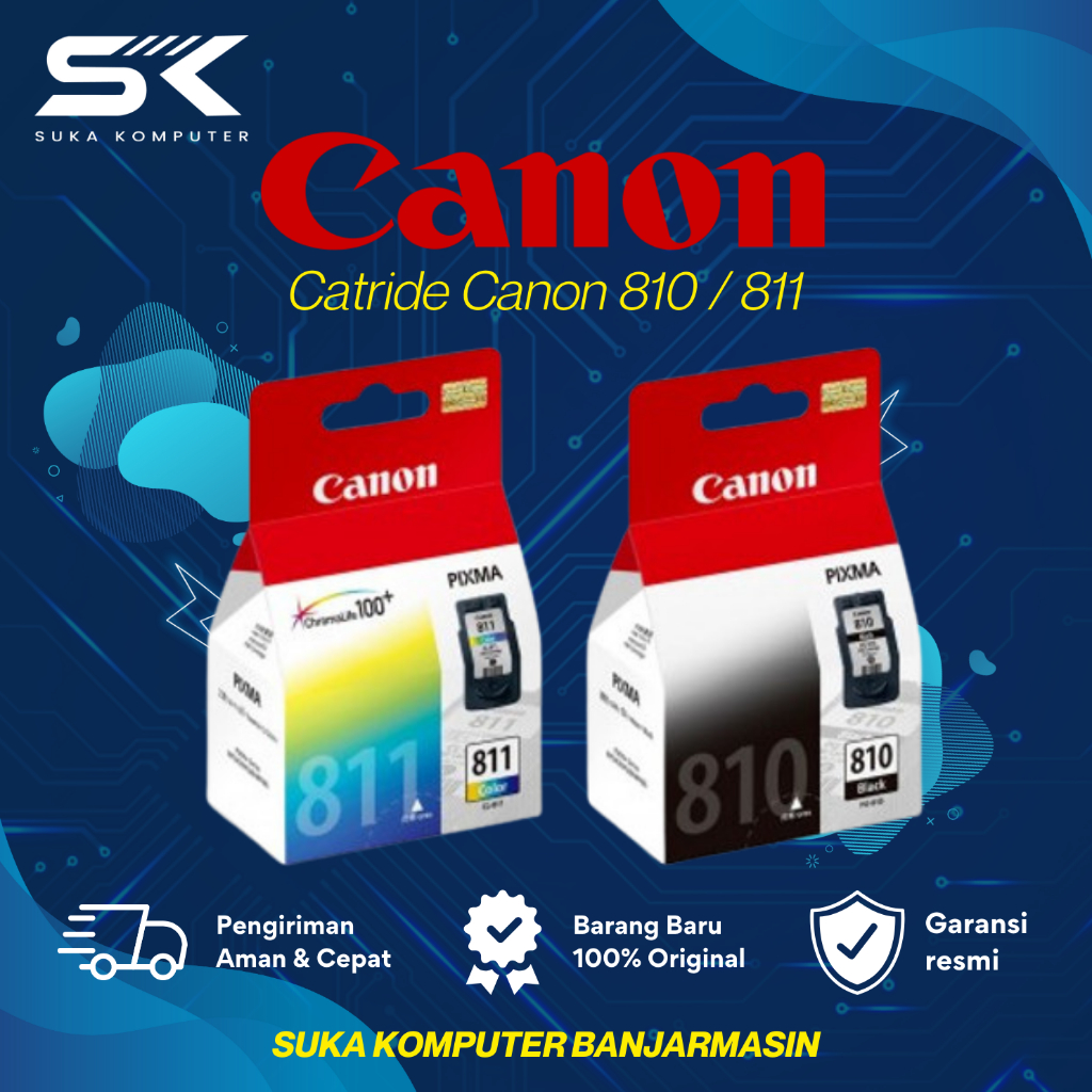 Jual Cartridge Canon 810 BLACK / 811 COLOR | Shopee Indonesia