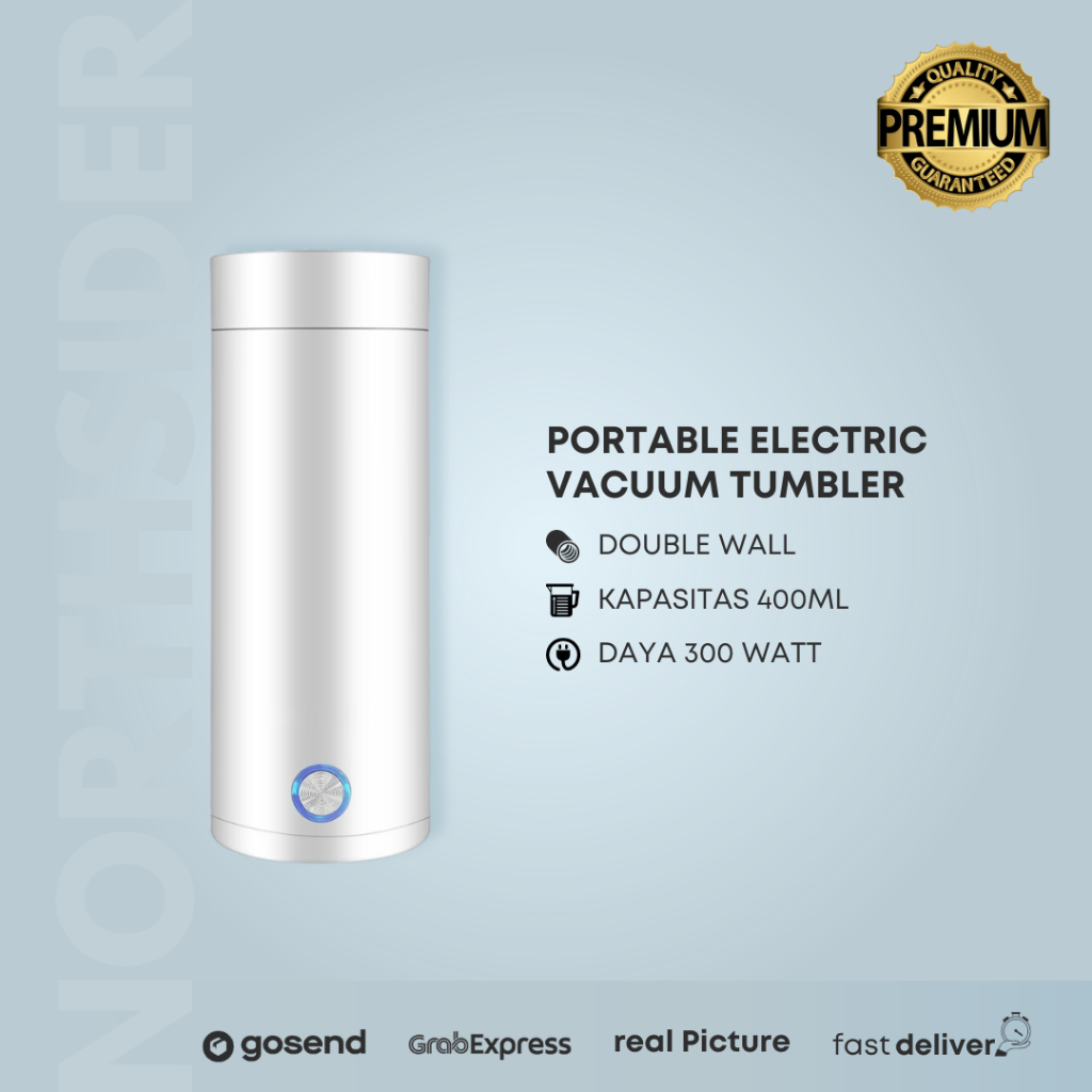 Jual Botol Minum Pemanas Air Portable Electric Thermos 400ml HC-301 | Shopee Indonesia