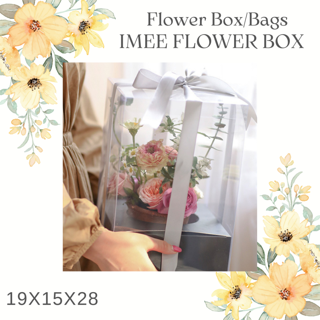 Jual Flower Box Flower Bag Imee Flower Box Mika Box | Shopee Indonesia