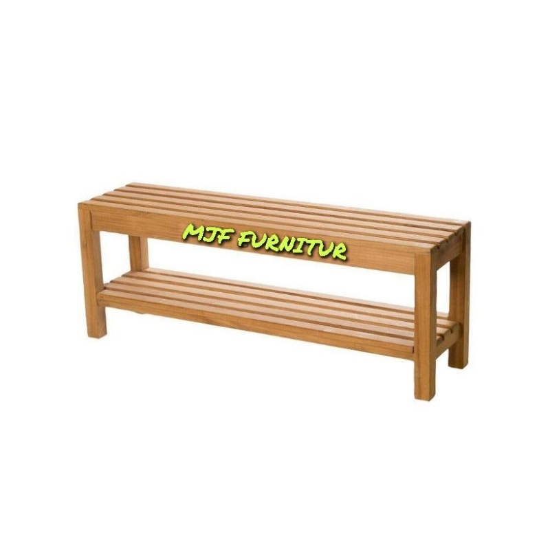 Jual Kursi Bangku kayu panjang 120x35x50cm,Bangku kayu panjang ukuran ...