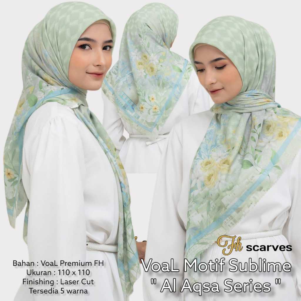 Jual FH Scarf Jilbab Palestine Series Motif Masjid Al-Aqsa | Shopee ...
