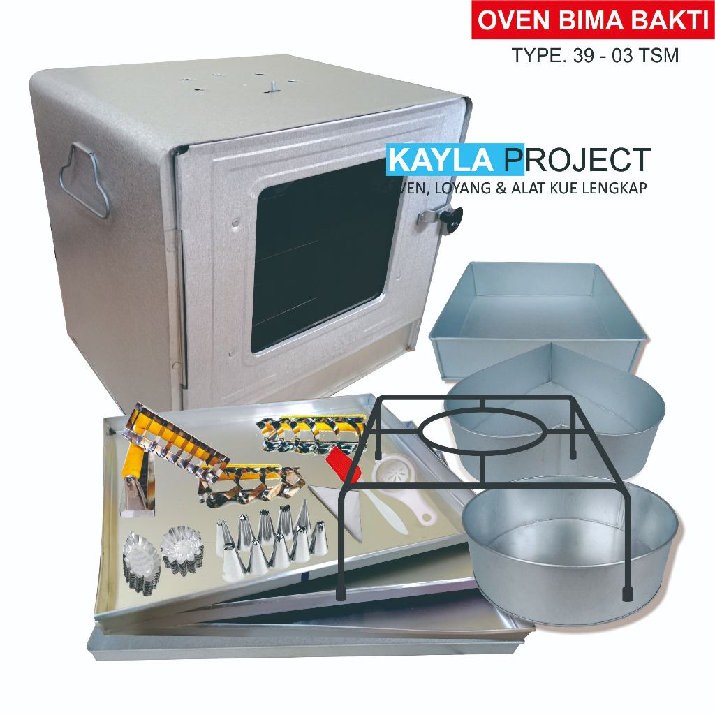 Jual Oven kompor open tangkring BIMA set loyang dan alat pembuat kue ...