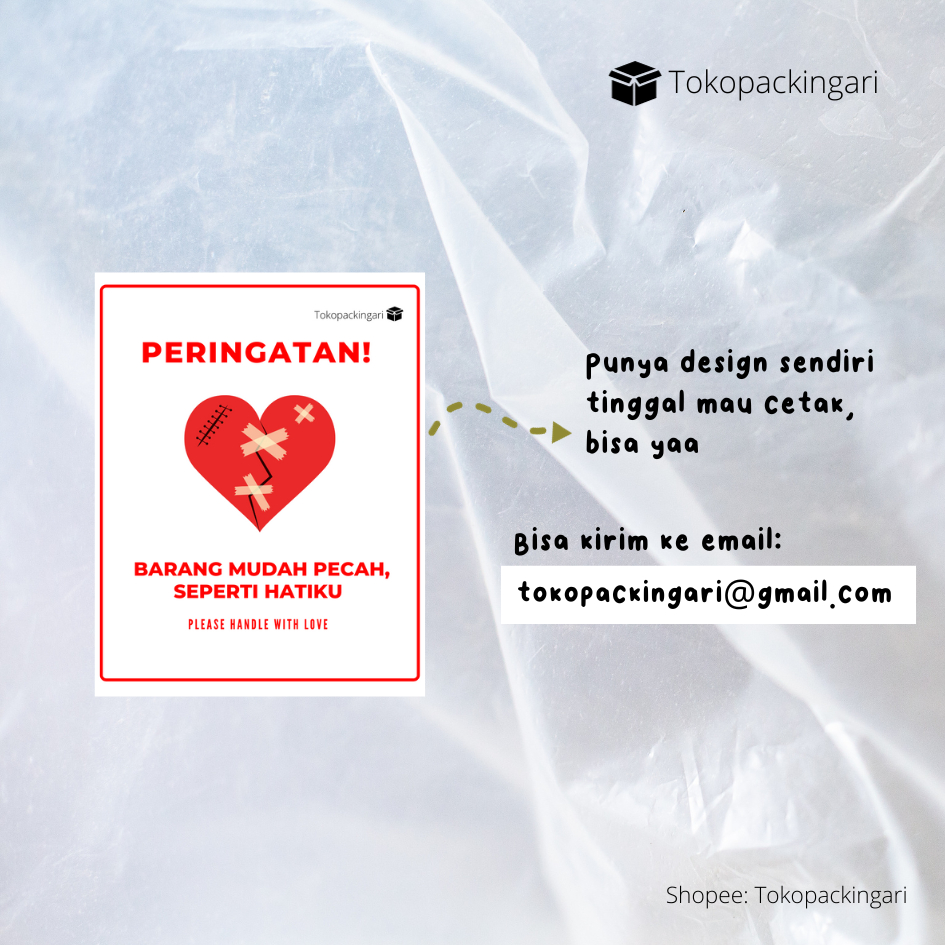 Jual Sticker Fragile | Sticker Unboxing | Stiker Fragile Murah ...