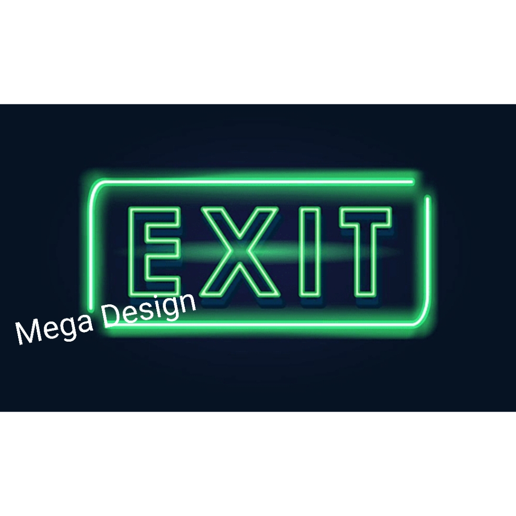 Jual Akrilik custom - EXIT- dekorasi -akrilik neon flex - lampu hias ... Jual Akrilik custom - EXIT- dekorasi -akrilik neon flex - lampu hias ...