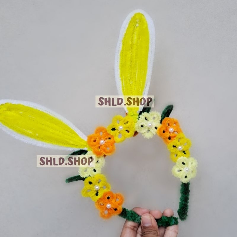 Jual Bando kawat bulu pipe cleaner bando custom lucu aesthetic viral ...