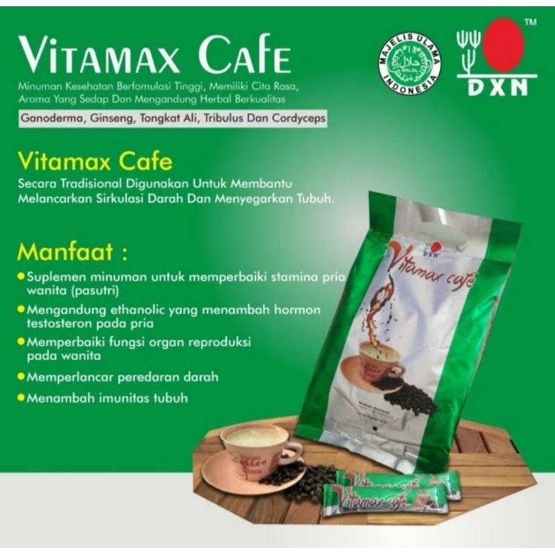 Jual Vitamax Cafe Dxn / Kopi vitamax / Kopi kesehatan kebugaran / Kopi ...