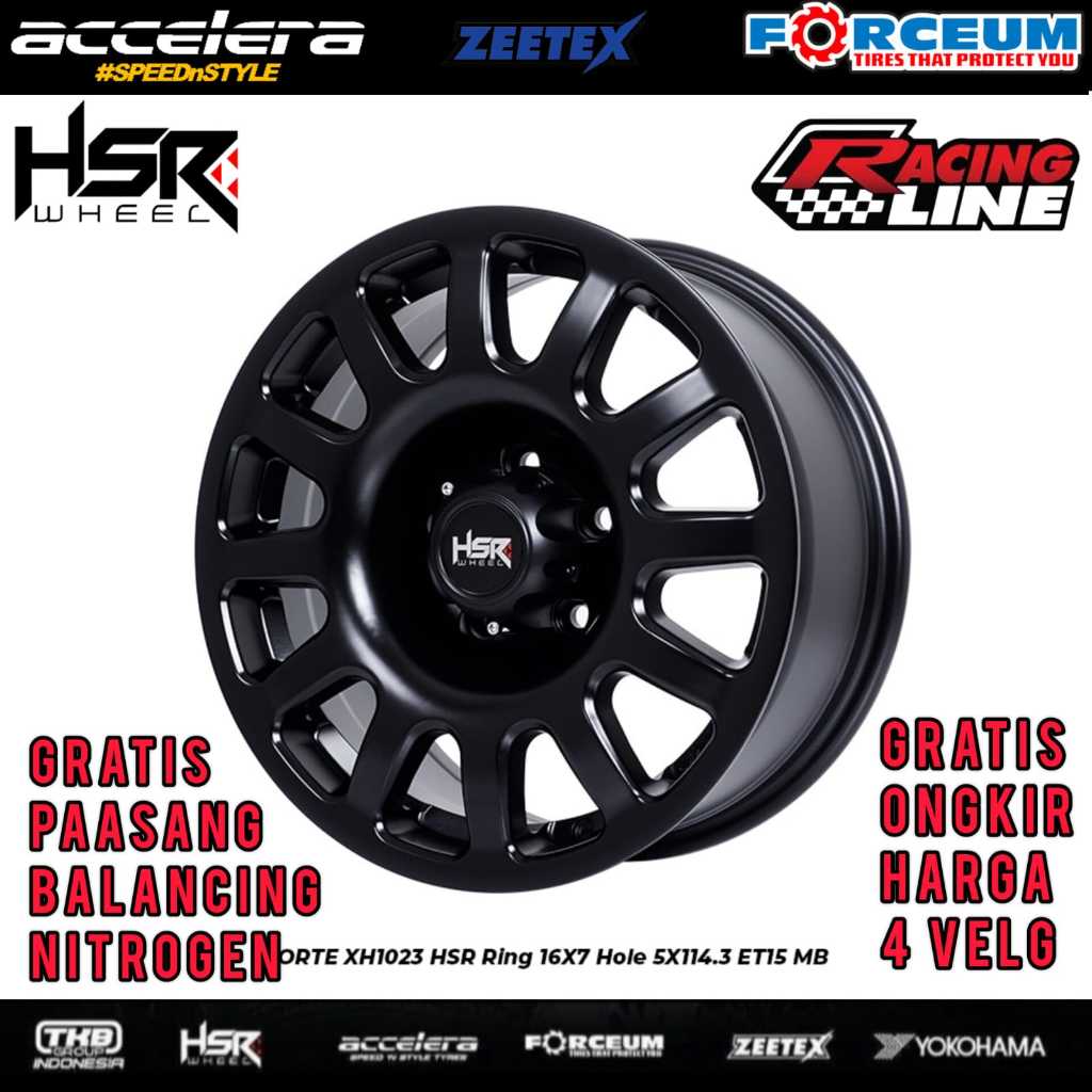 Jual VELG MOBIL RACING HSR FORTE RING 16 LEBAR 7 UNTUK ODDESEY SILVIA XTRAIL XOVER ERTIGA ...
