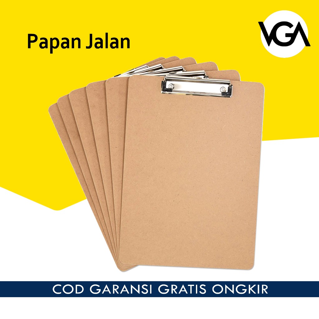 Jual Papan Jalan Papan Ujian Papan Kayu Clipboard Clip Board Klip Board ...