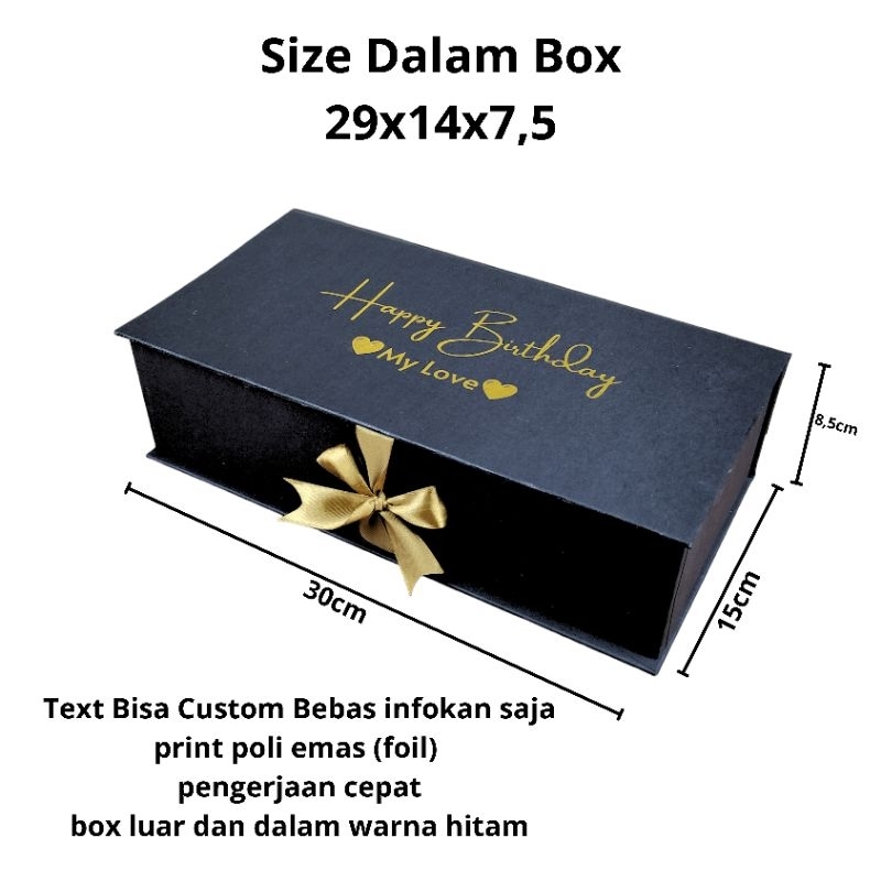 Jual box hardbox custom Kotak Kado / Hard Box / Gift Box / Souvenir / giftbox | Shopee Indonesia