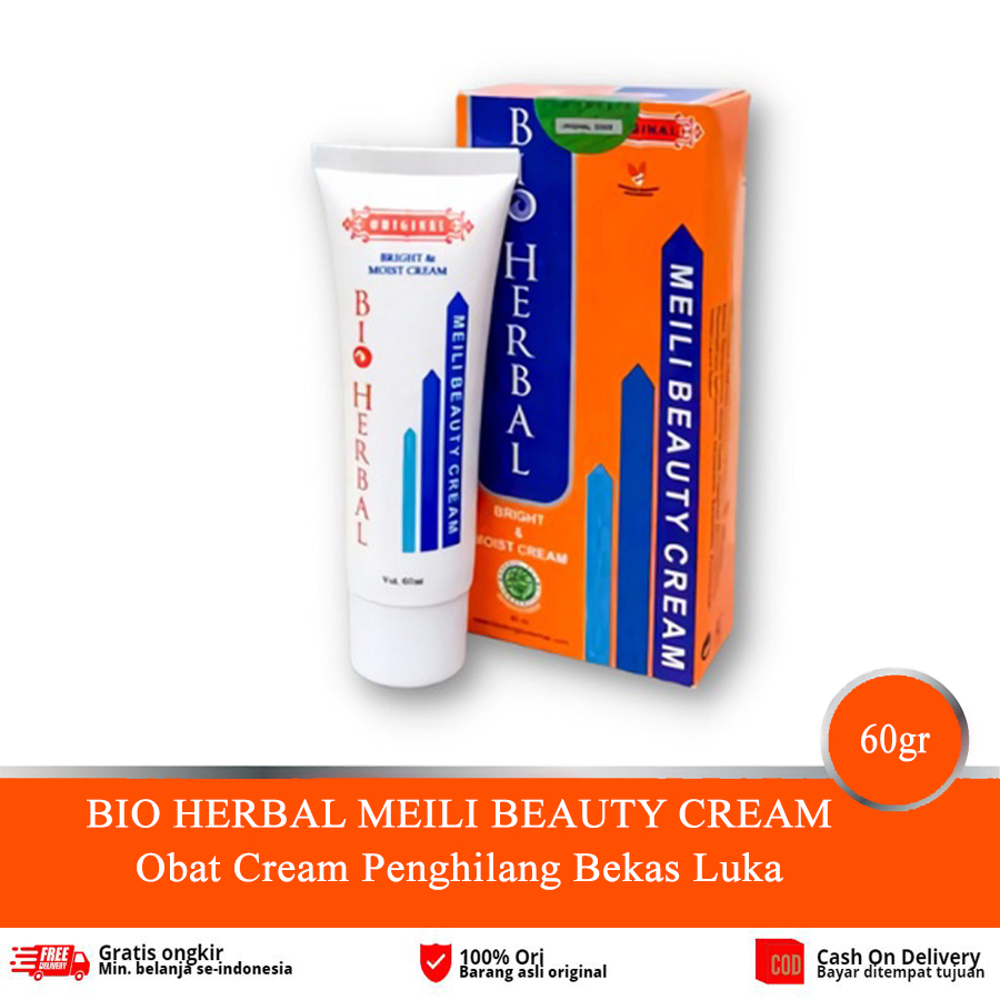 Jual Penghilang Bekas Luka Koreng Cacar Meilibahenling BPOM Cream ...