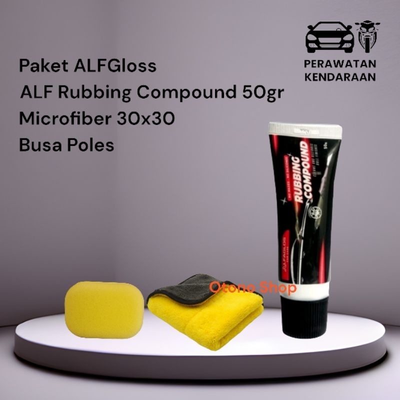 Jual ALF Rubbing Compound 50 gr - Kompon Poles Penghilang Baret Body ...