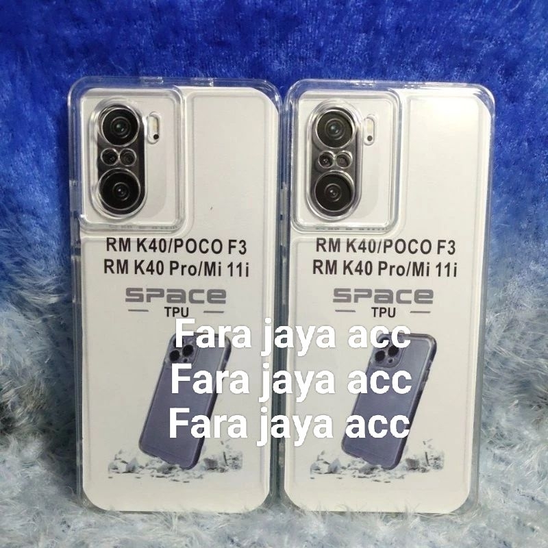Jual Soft Case Original Space Transparan POCO F3 Silikon+Protec Camera ...