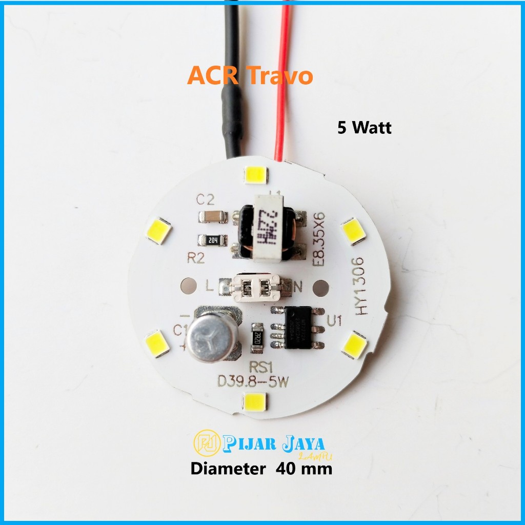 Jual PCB LED AC ACR Travo Watt Lengkap 5 7 9 12 15 18 20 30 40 Watt ...