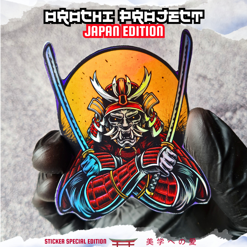 Jual OROCHI PROJECT Sticker Stiker Emblem Algojo Samurai Bushido Ronin ...