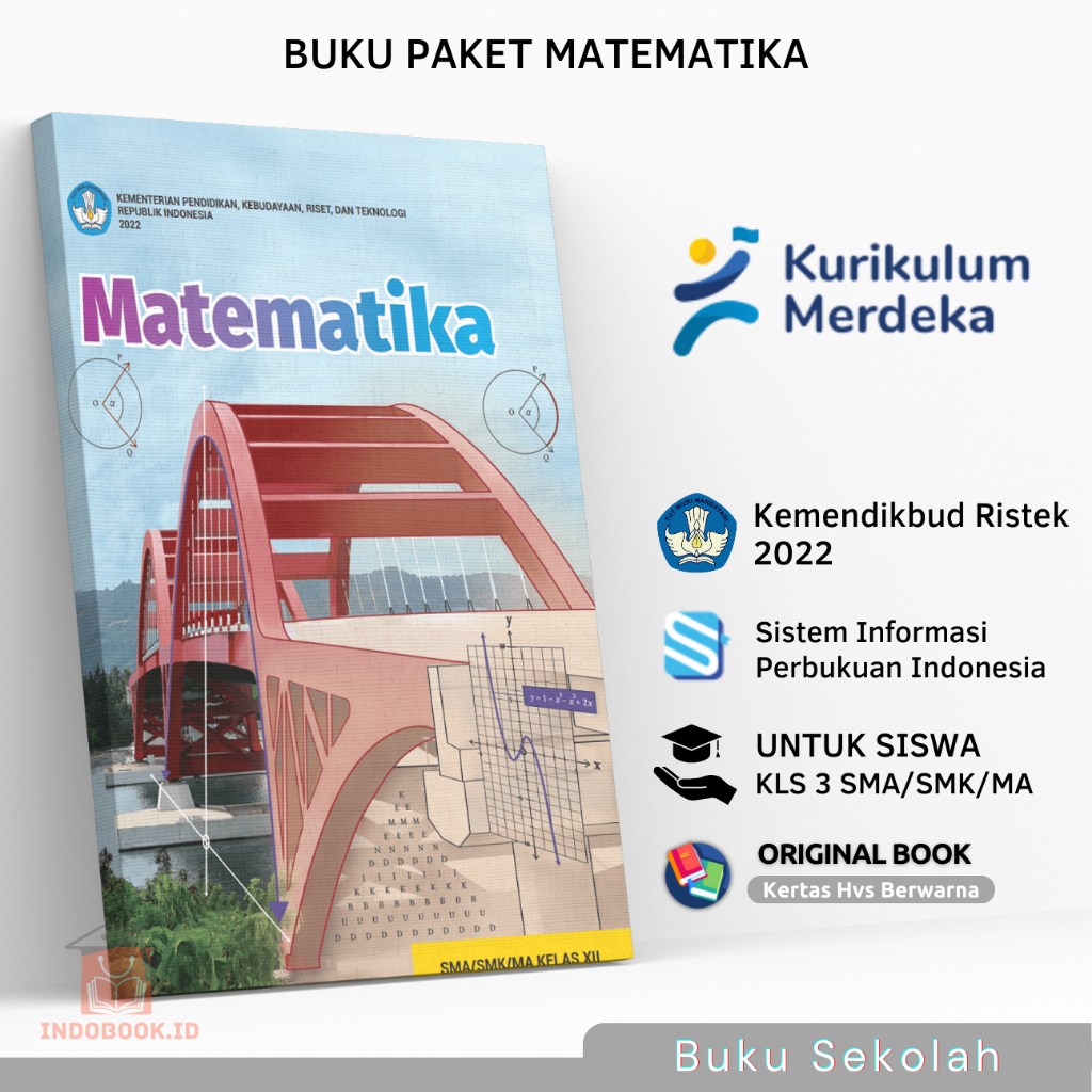 Jual BUKU PAKET MATEMATIKA KELAS 12 SMA SMK Kurikulum Merdeka Belajar ...