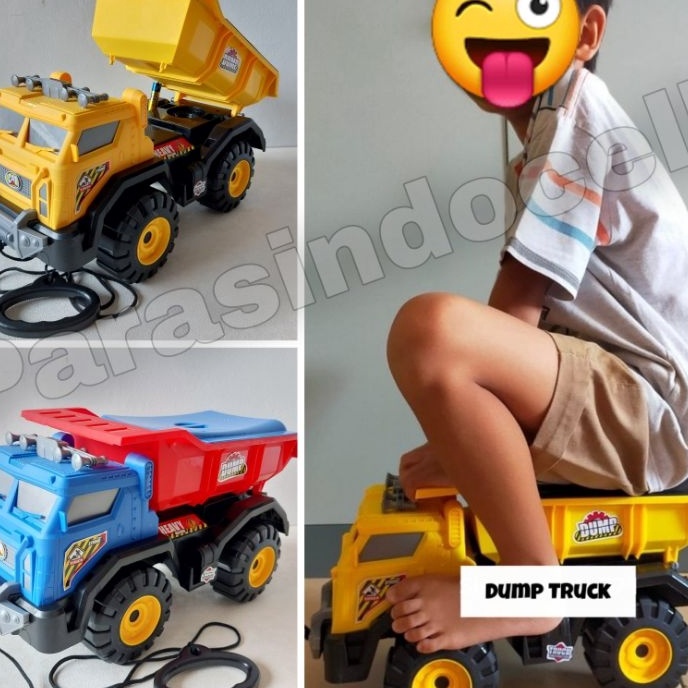 Jual New Mainan Truk Box Sampah / Truk Derek Truk / Truk Crane / Dump ...