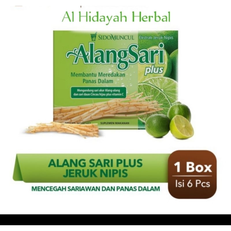 Jual Sido Muncul Alang Sari Ekstrak Jeruk Nipis @6Sachet (Membantu ...