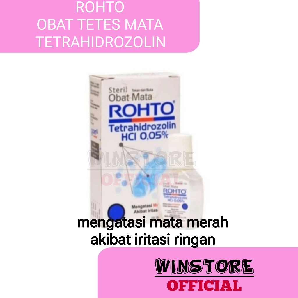 Jual ROHTO STERIL OBAT TETES MATA 7ml Tetrahydrozoline HCI 0.05% ...