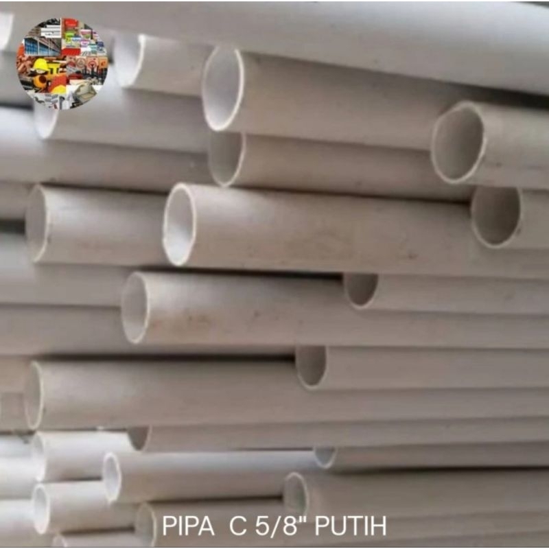 Jual Pipa pvc C 5/8" conduit. pipa listrik. pengaman kabel. | Shopee ...