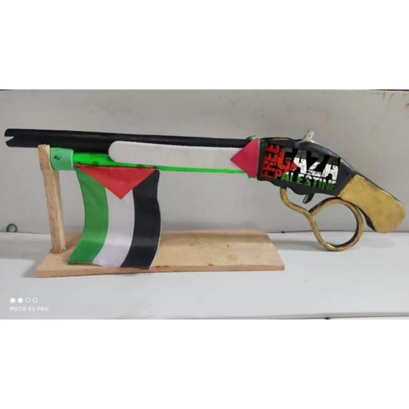 Jual Mainan Tembakan sg putar kayu skin Palestina | Shopee Indonesia
