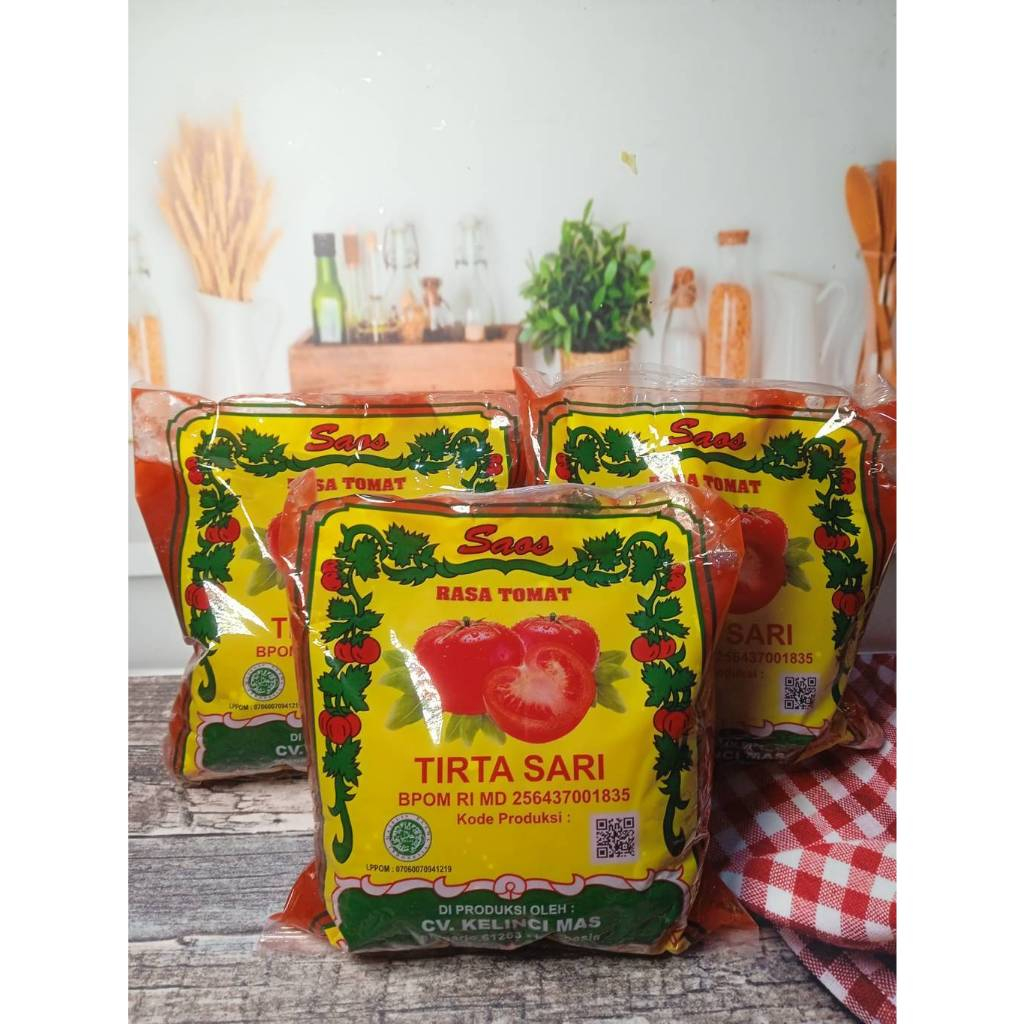 Jual Saos Tomat Bantal / Saos Sambal Bantal Cap Tirta Sari 400 gram ...