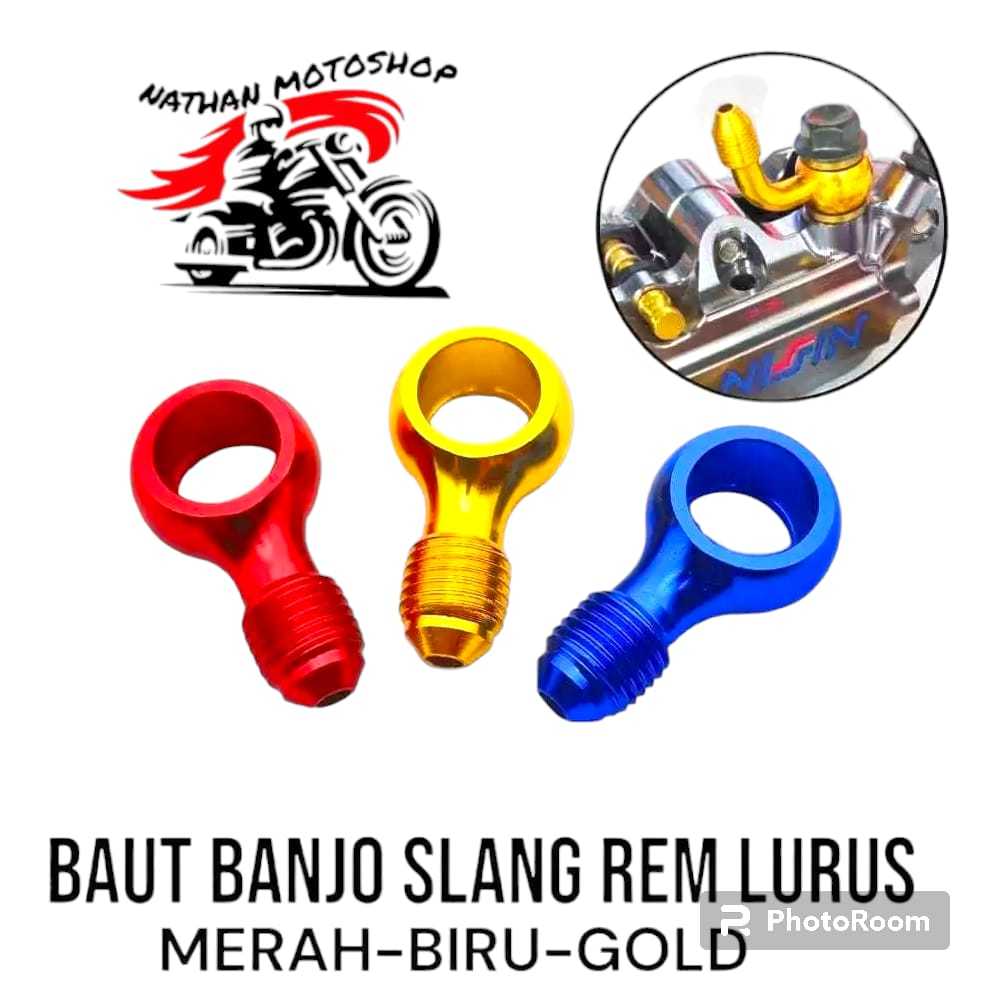Jual BAUT BANJO SELANG REM DEPAN BAUT KALIPER CNC WARNA UNIVERSAL BAUT ...