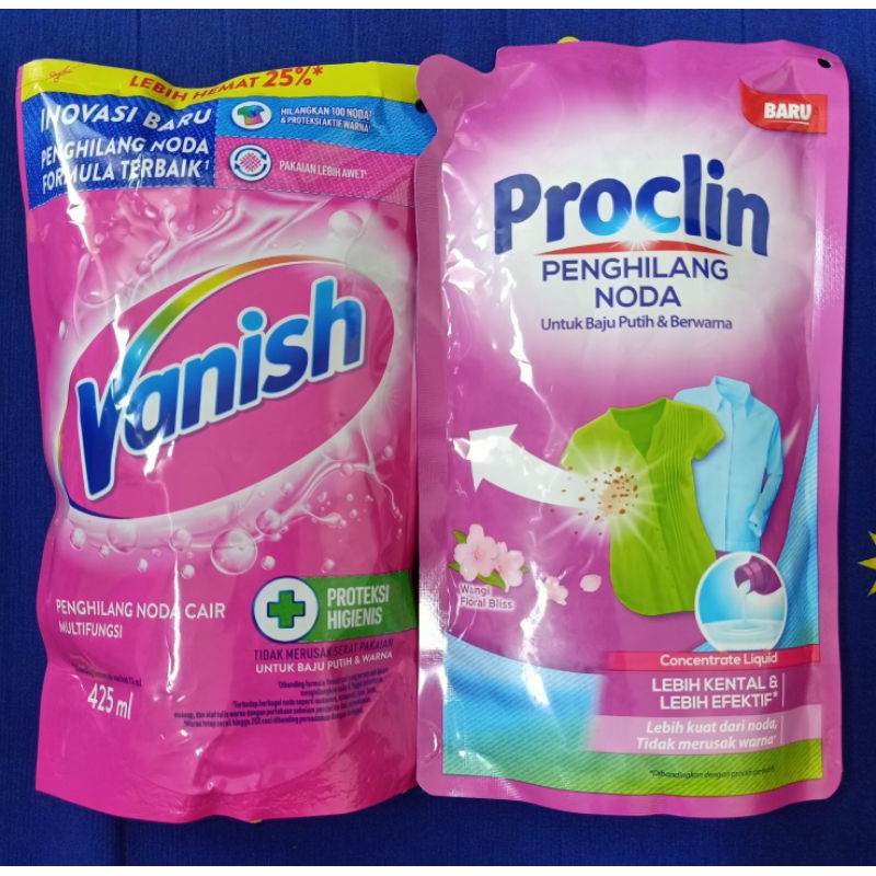 Jual Proclin Penghilang Noda 400ml / Vanish 425 ml | Shopee Indonesia
