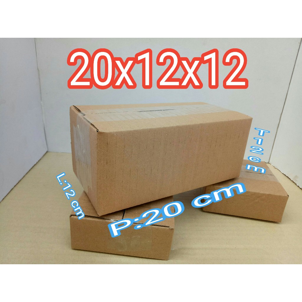 Jual kardus packing 20x12x12 kartonbox/kardus polos krdus mini | Shopee ...