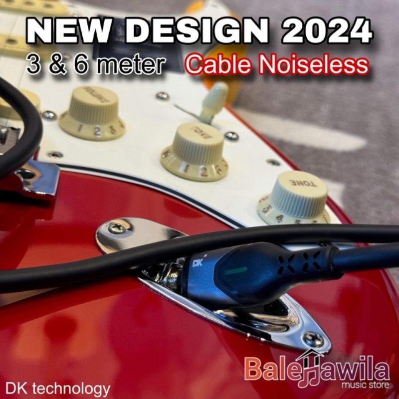Jual ANTI NOISE cable Kabel Jack Gitar Kabel Instrument DK Technology ...