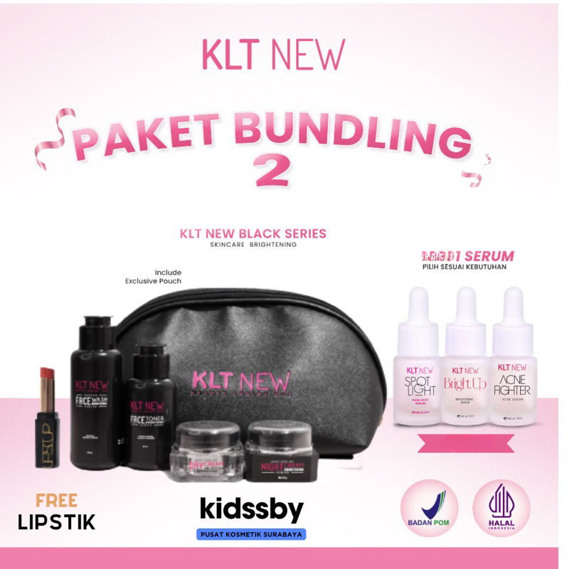 Jual klt new/ new klt/ Klt black original 100% / klt black / klt hitam ...