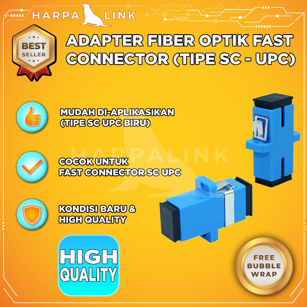 Jual Adapter Fiber Optic SC - SC UPC / Adapter SC Fiber Optik SC UPC ...