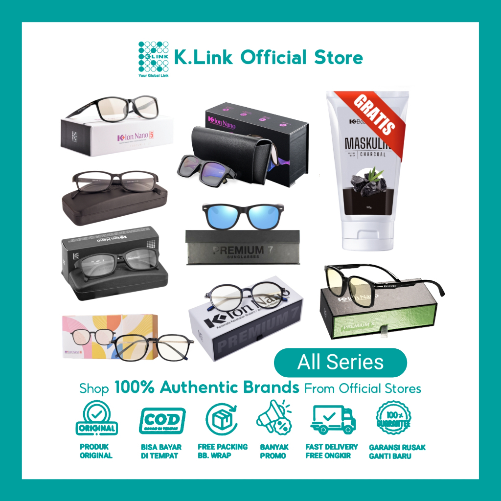 Jual Klink K Link Kacamata K Ion Nano Premium 5 7 8 Original Premium X ...