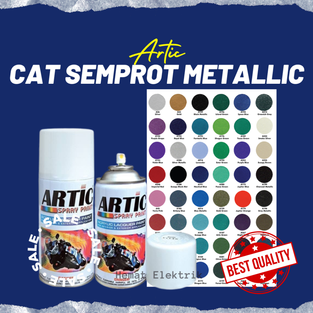 Jual Pilox Cat Semprot Pilok Artic Warna Metallic 300 cc Cat Motor Kayu ...