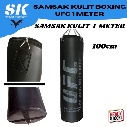 Jual Samsak UFC 1 Meter - Sansak kulit Tinju Muay thai Boxing MMA ...