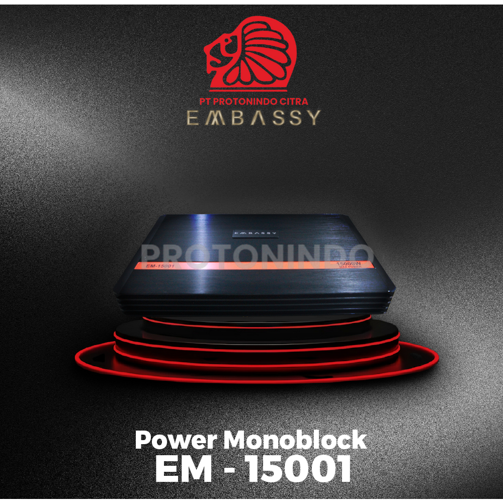 Jual Power Monoblock Channel Class D - Embassy EM 15001 | Shopee Indonesia