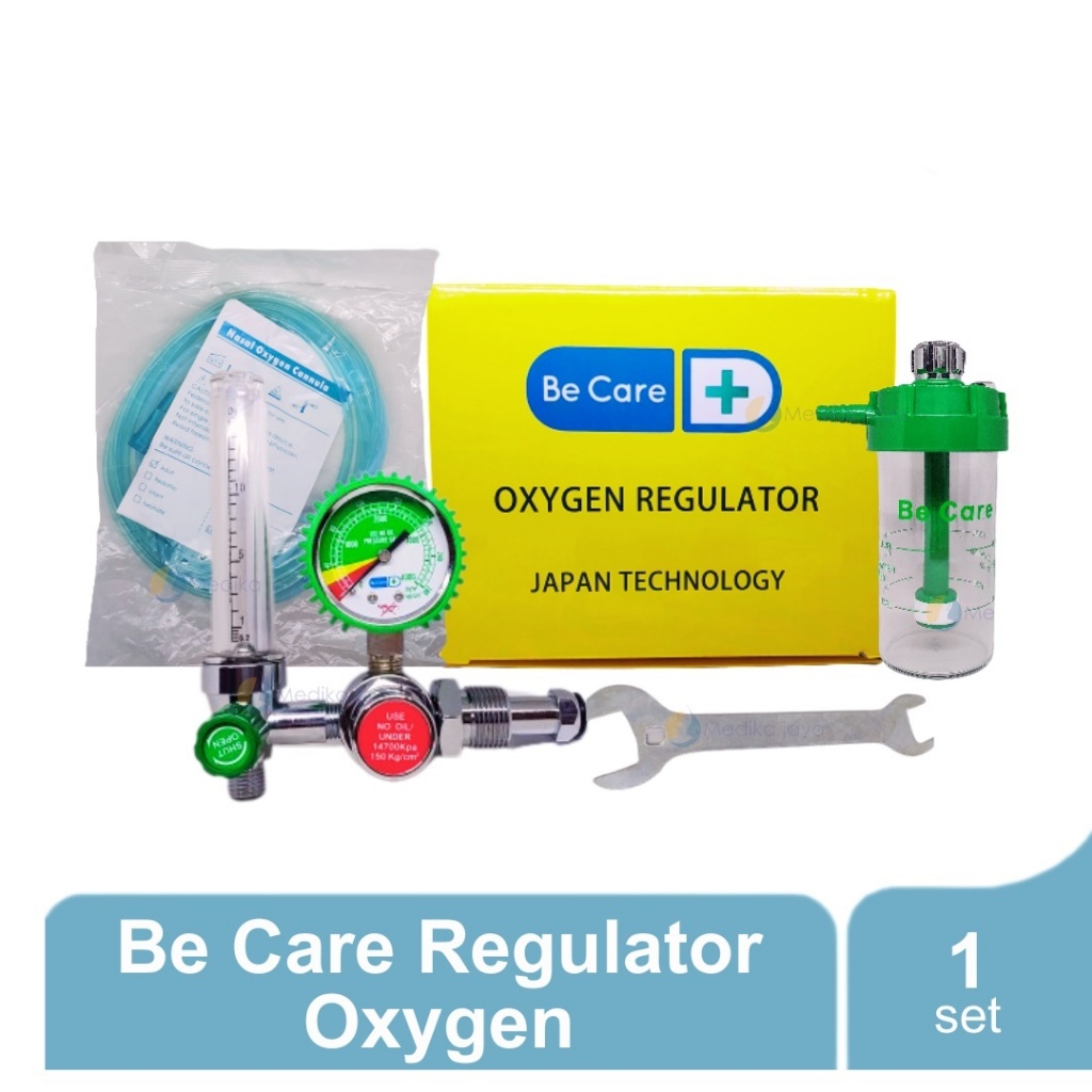 Jual Oxygen Regulator Be Care / Regulator Oksigen Lengkap Dengan ...