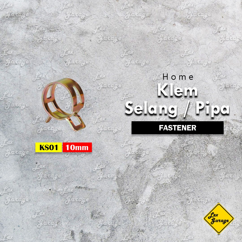 Jual Klem Selang Jepit 6 7 8 9 10 mm Radiator Rem Bensin Air Hose Clamp ...