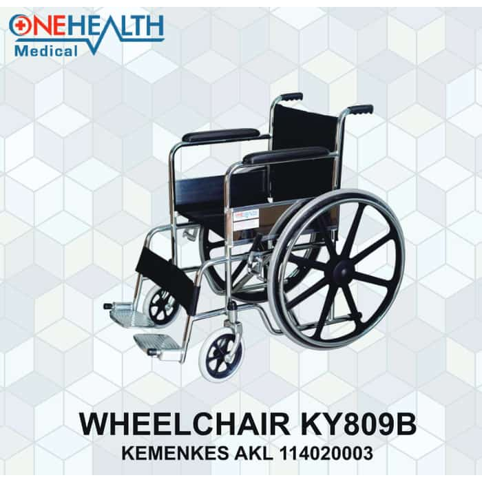 Jual Wheelchair Onehealth KY809B Velg Racing / Kursi Roda Rumah Sakit ...