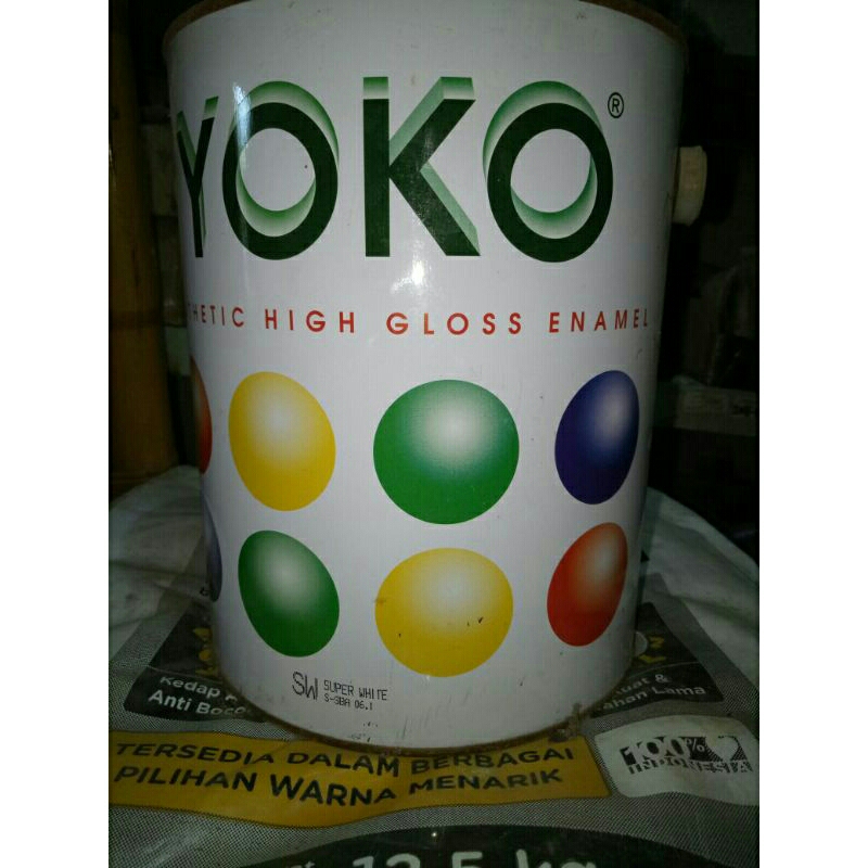 Jual Cat kayu dan besi yoko kemasan 3.785 ltr | Shopee Indonesia