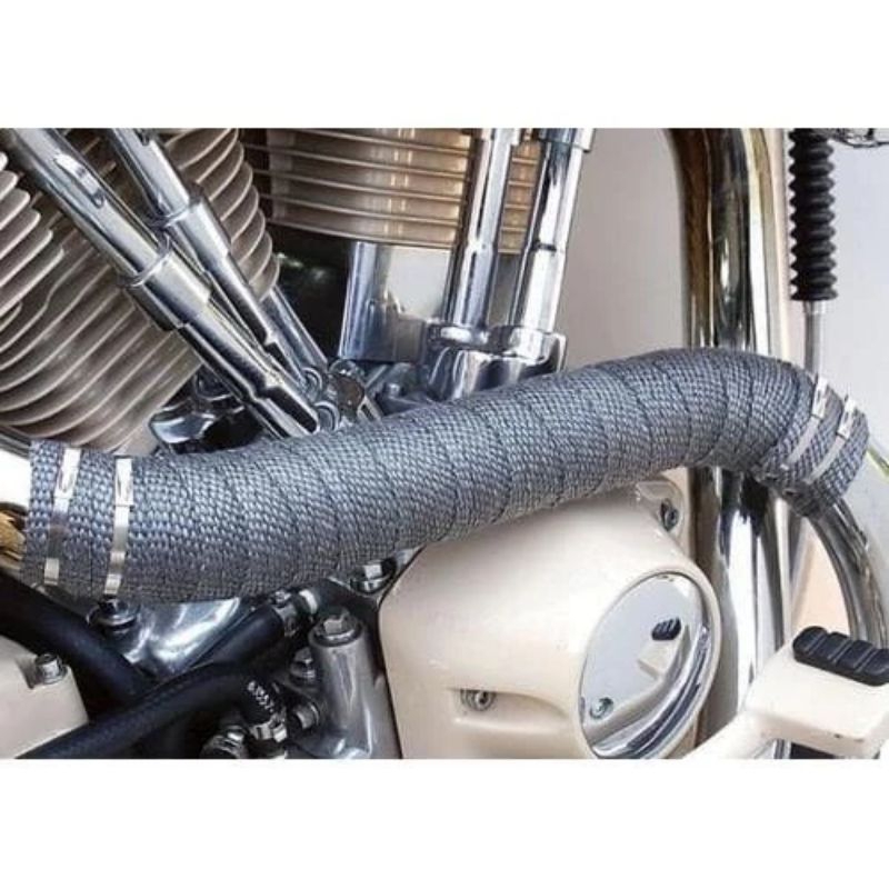Jual EXHAUST WRAP PELINDUNG LAKBAN PEMBUNGKUS PEREDAM PANAS KNALPOT ...