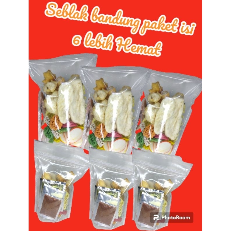 Jual Paket seblak bandung isi 6 bungkus gurih pedas | Shopee Indonesia
