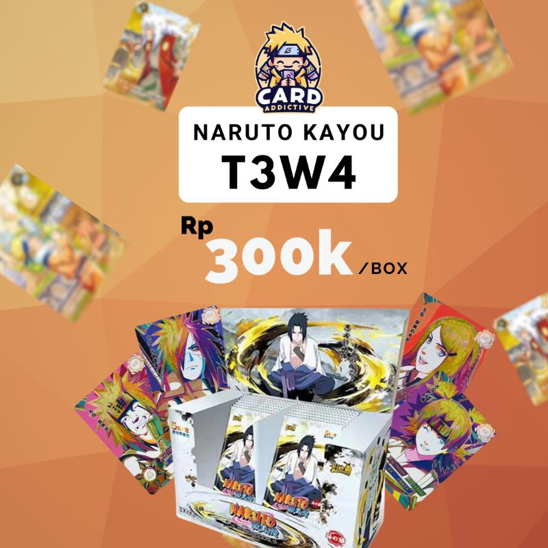 Jual 1 Premium Box T3 Naruto Kayou Card Tier 3 - Kartu Koleksi Naruto ...