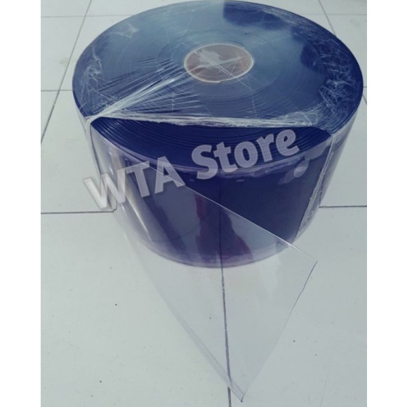 Jual TIRAI PVC STRIP CURTAIN TIRAI PLASTIK per meter warna Clear Bening ...